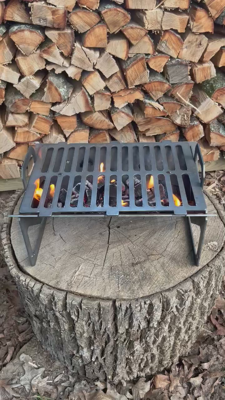 14" Collapsible Fire Pit-Grill – South Jersey Custom Metal Designs