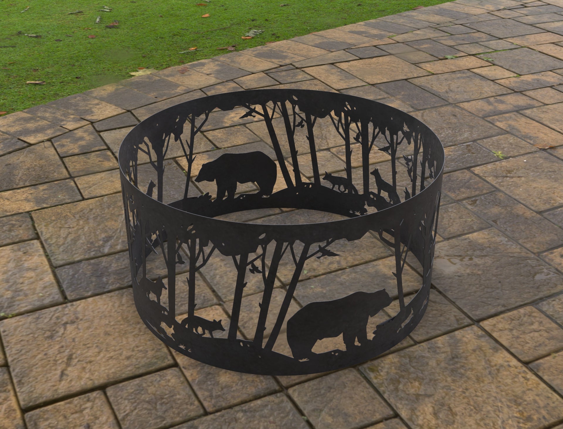 Bear Firepit Ring – South Jersey Custom Metal Designs