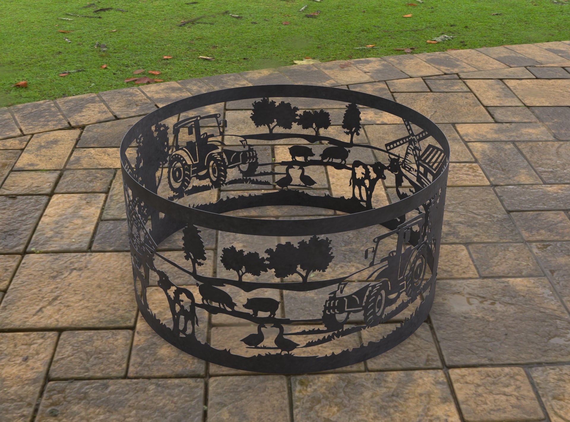 Farm Firepit Ring – South Jersey Custom Metal Designs