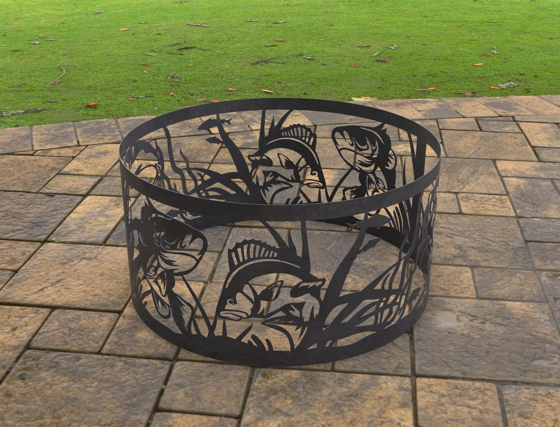 Fish Firepit Ring – South Jersey Custom Metal Designs